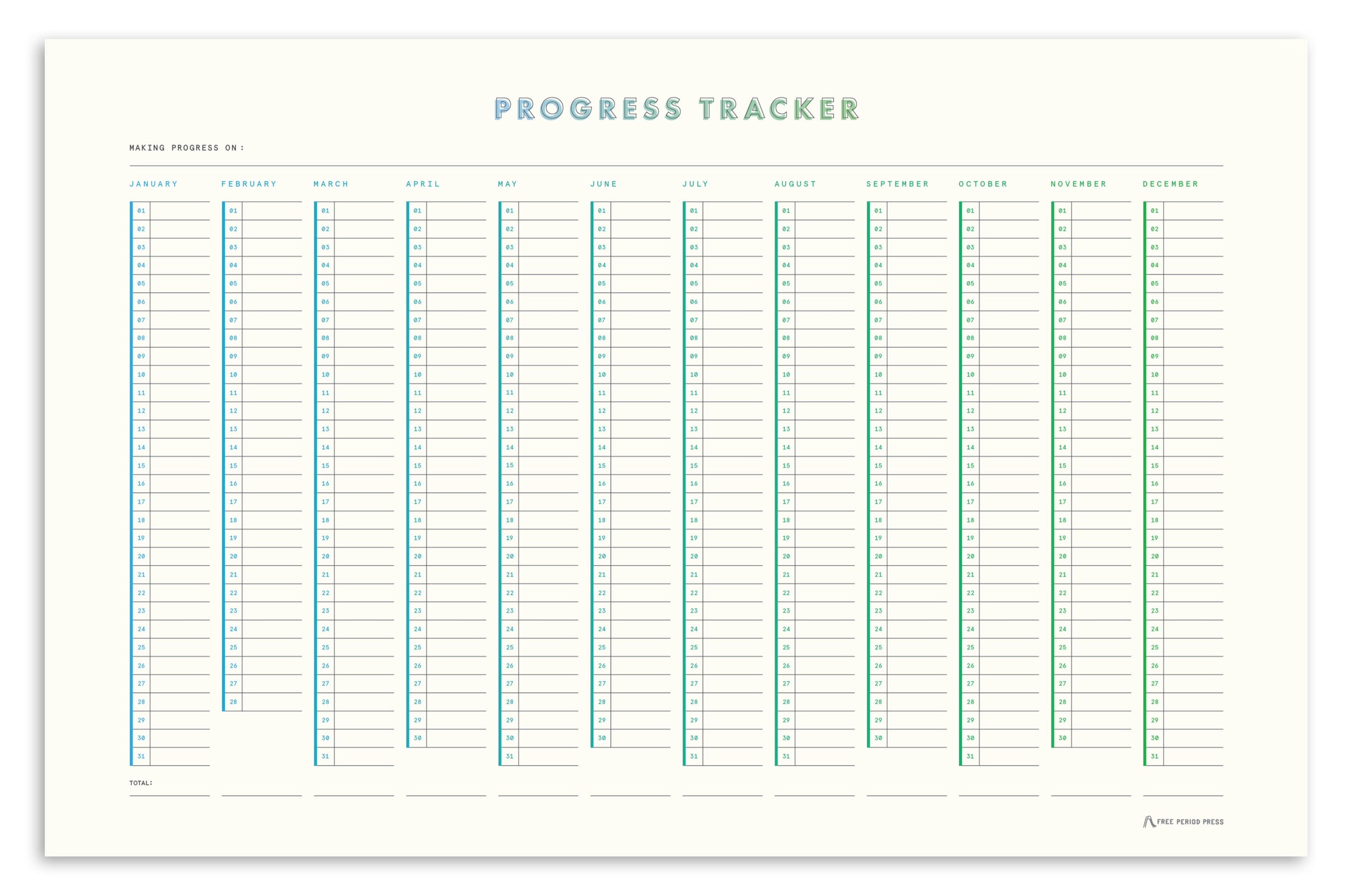 Progress Tracker - Habit Tracker Poster – My Store